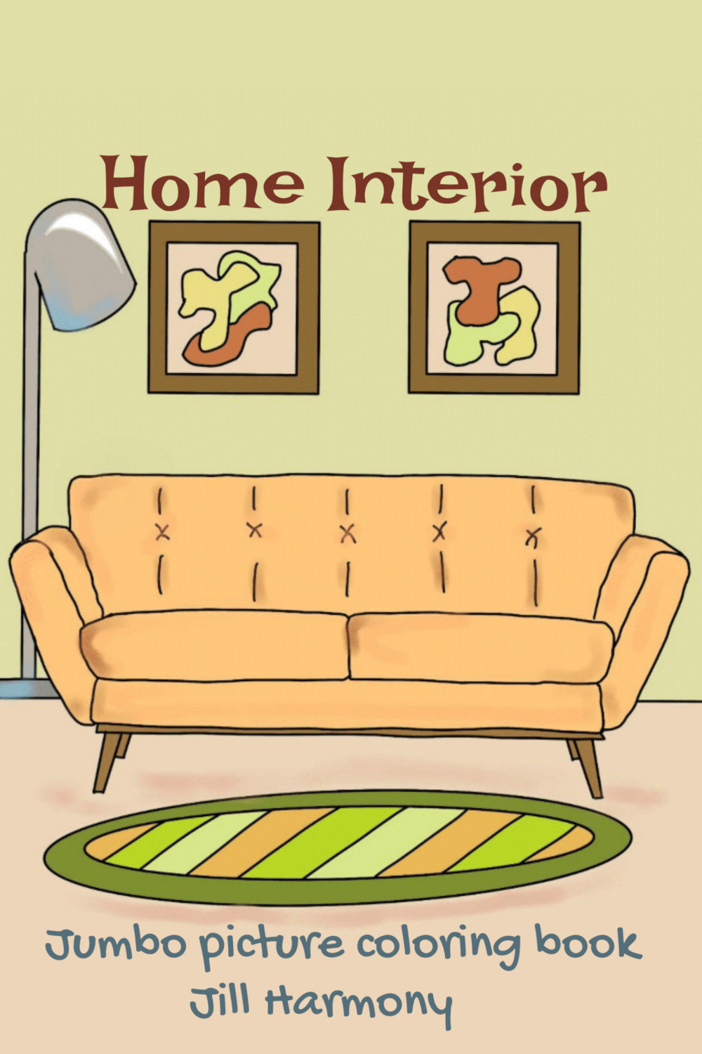 Home Interior Coloring Book