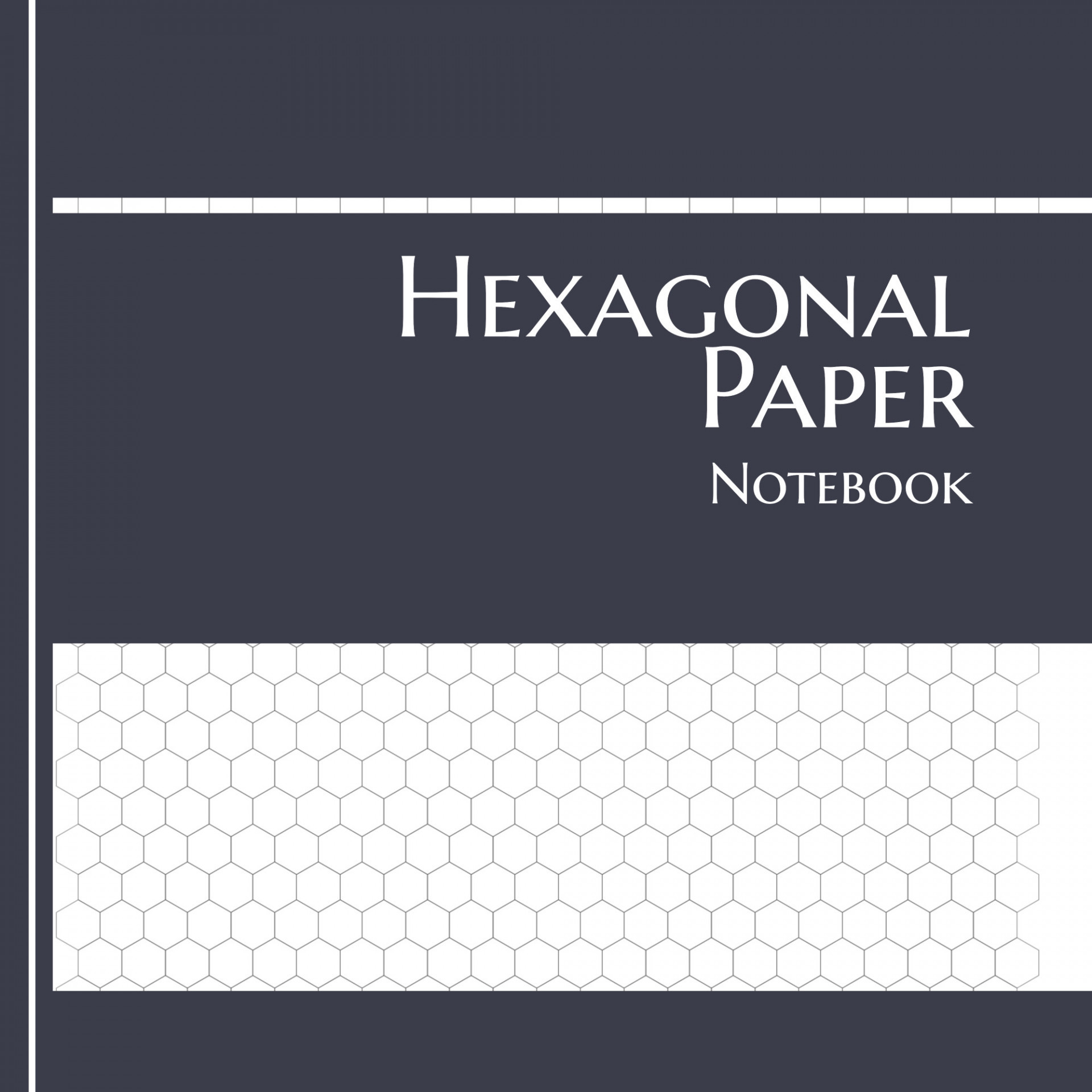 Hexagon Graph Paper Notebook
