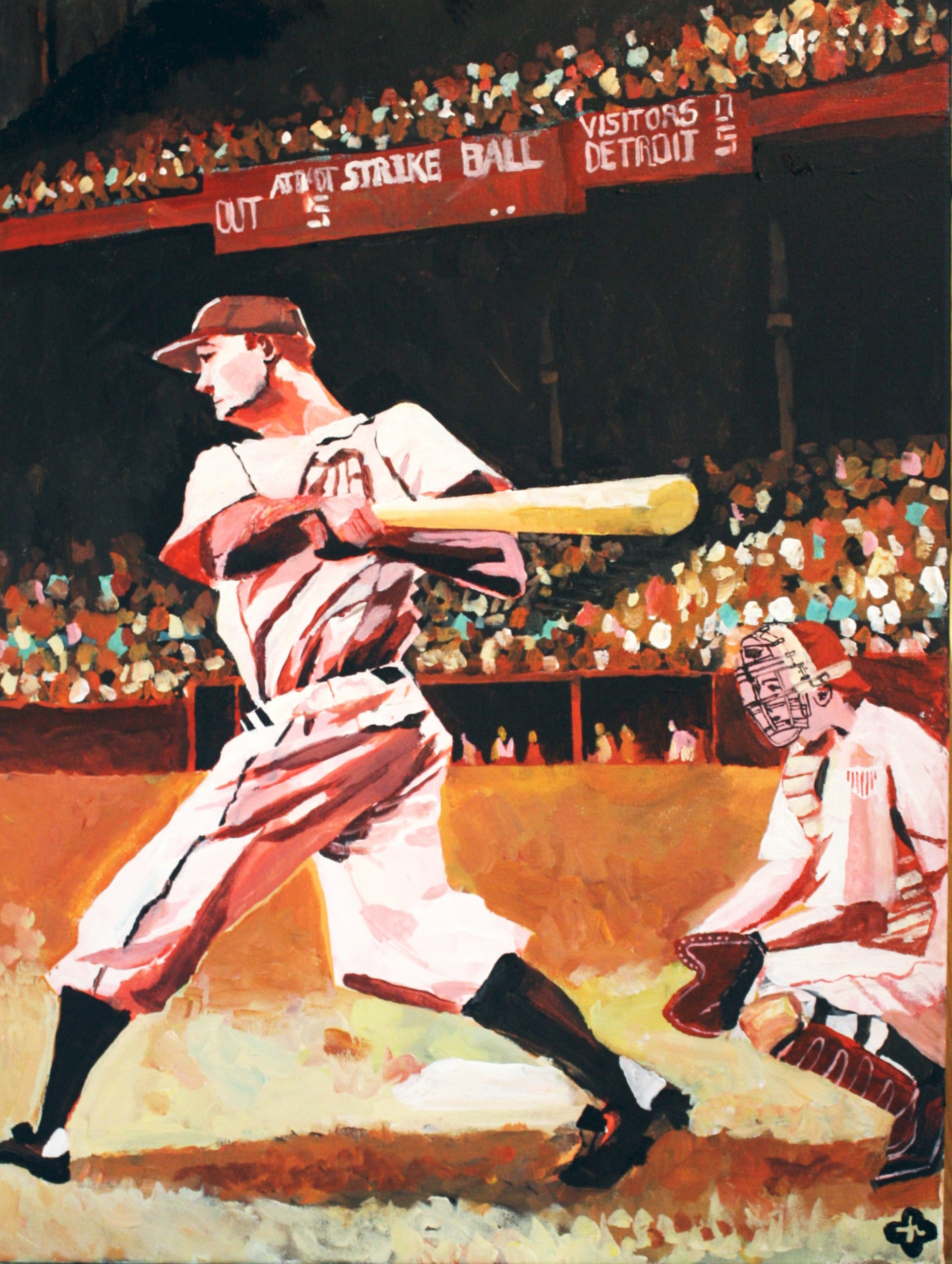 Unframed Swing miss, swing miss, swing hit! Print