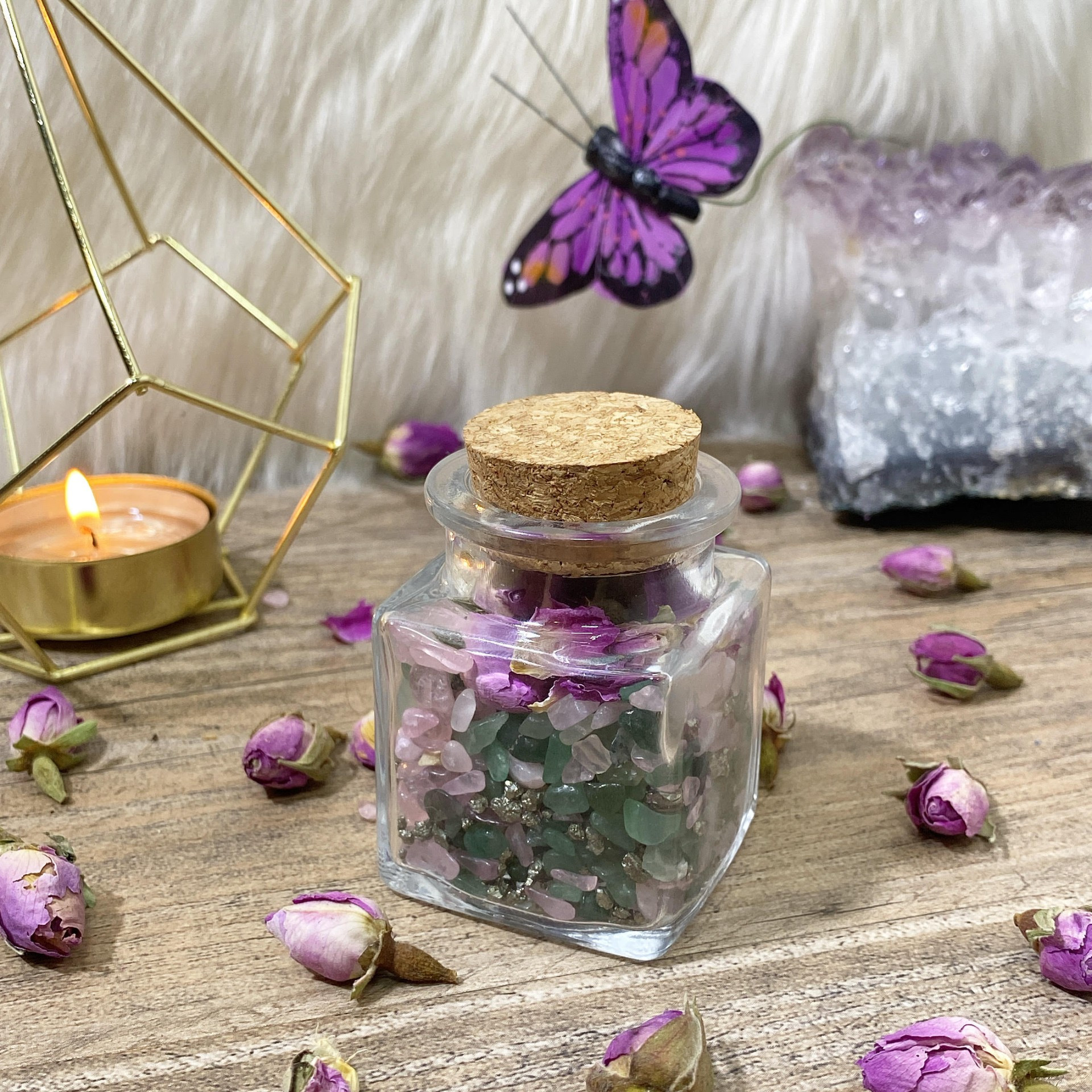 Love, luck & prosperity intention jar