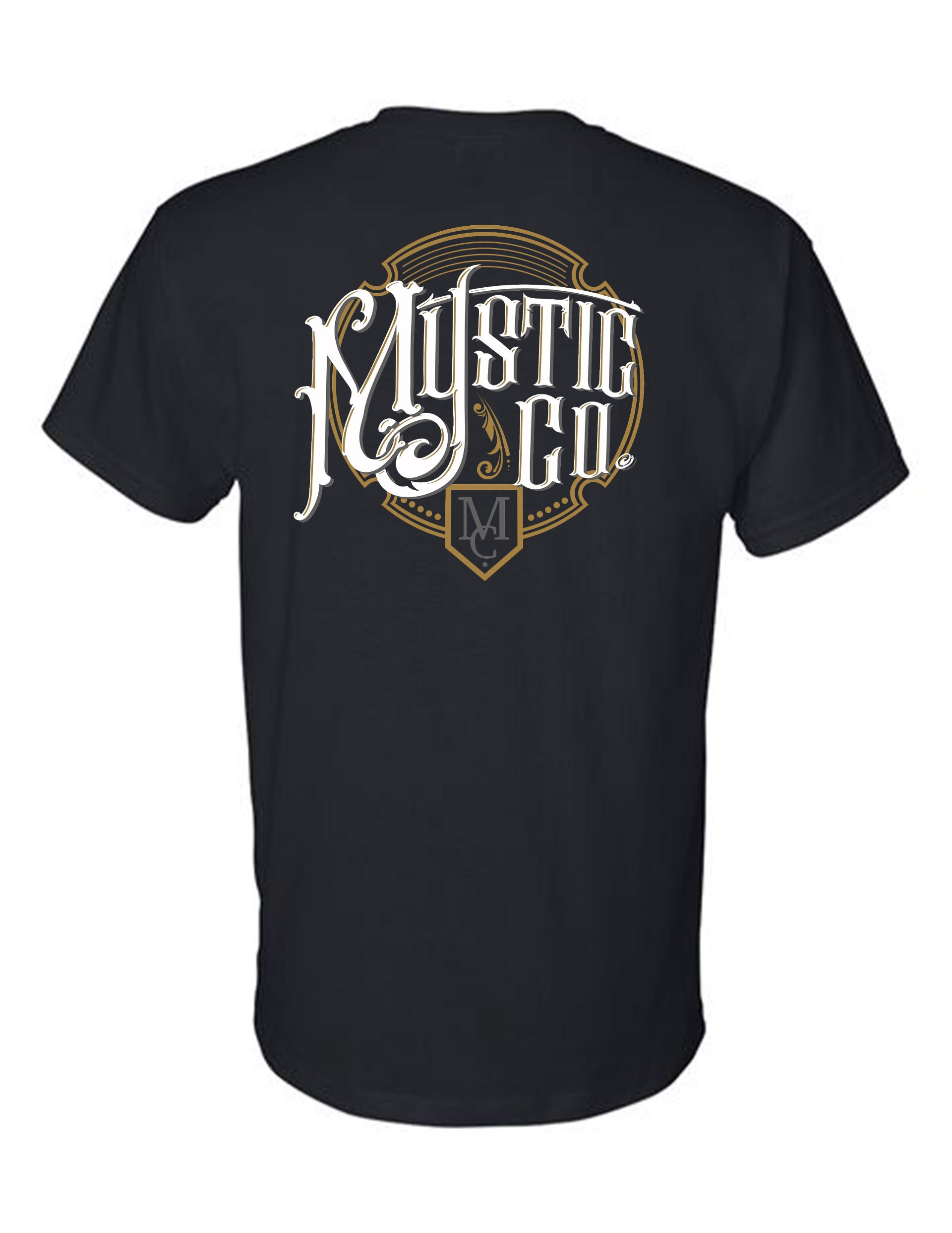 Mystic Co. shirt color logo back