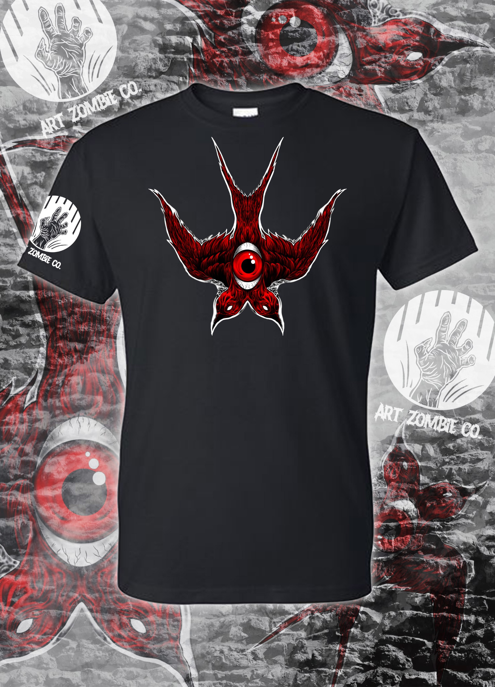 2 Headed Crow T-shirt