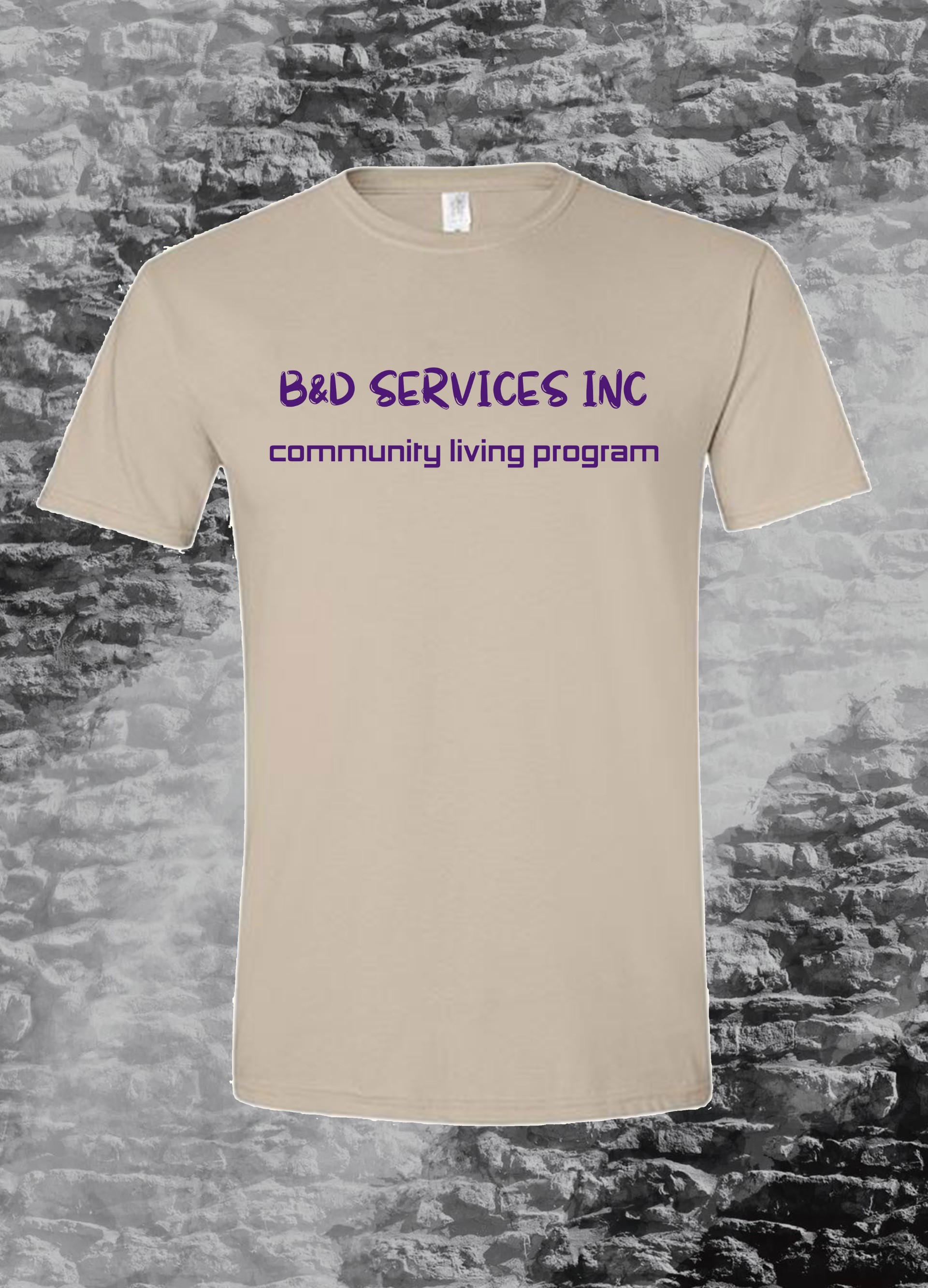 B D Services Purple Lettering