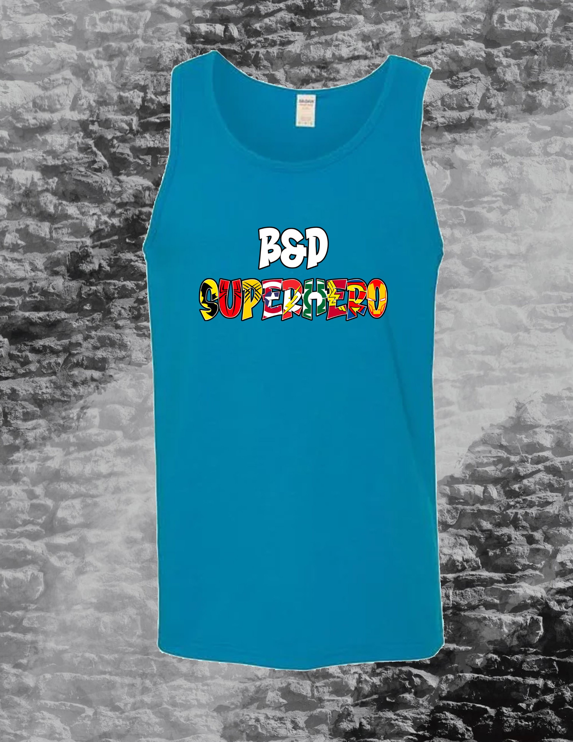 B&D Superhero Tank Top