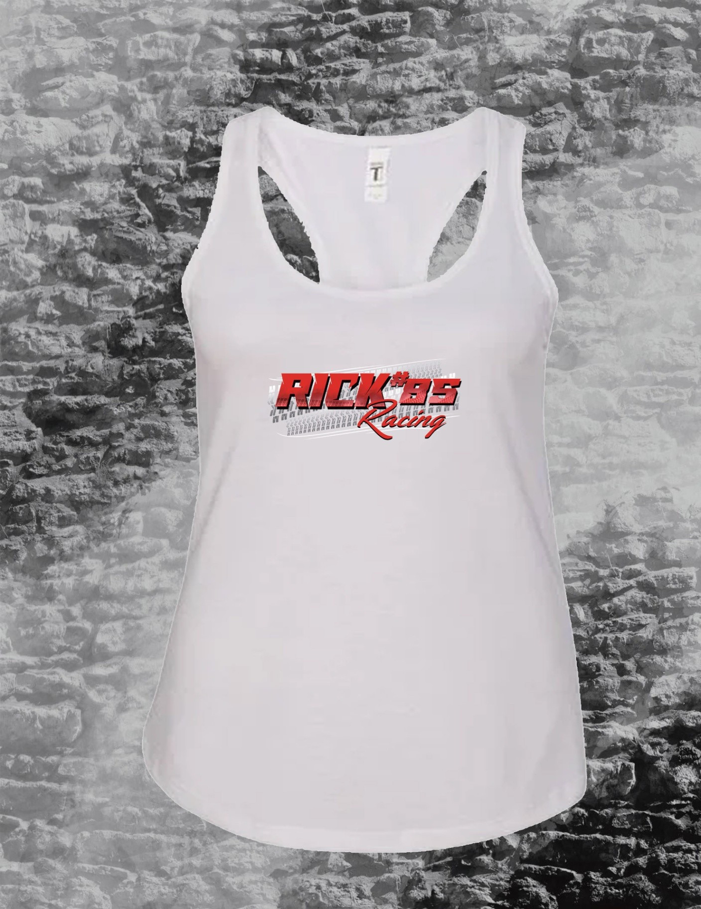 Rick Racing 85 Ladies Racerback Tanks