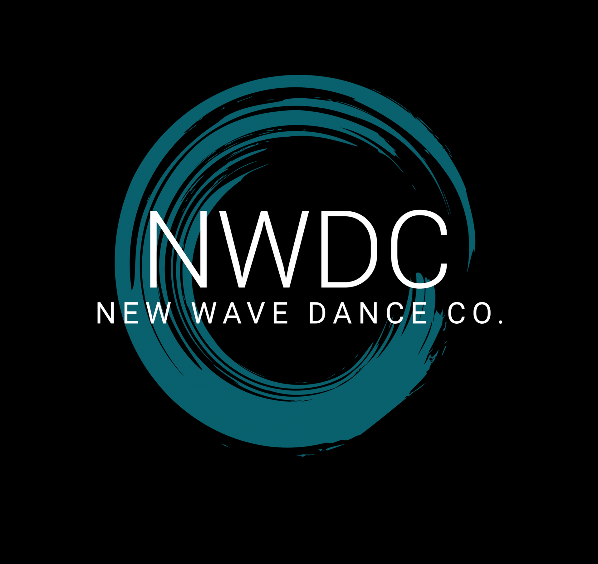 NWDC Logo Zip- Up Black Hoodie