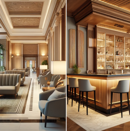 The Benefits of Using Millwork in Hotel and Restaurant Design
