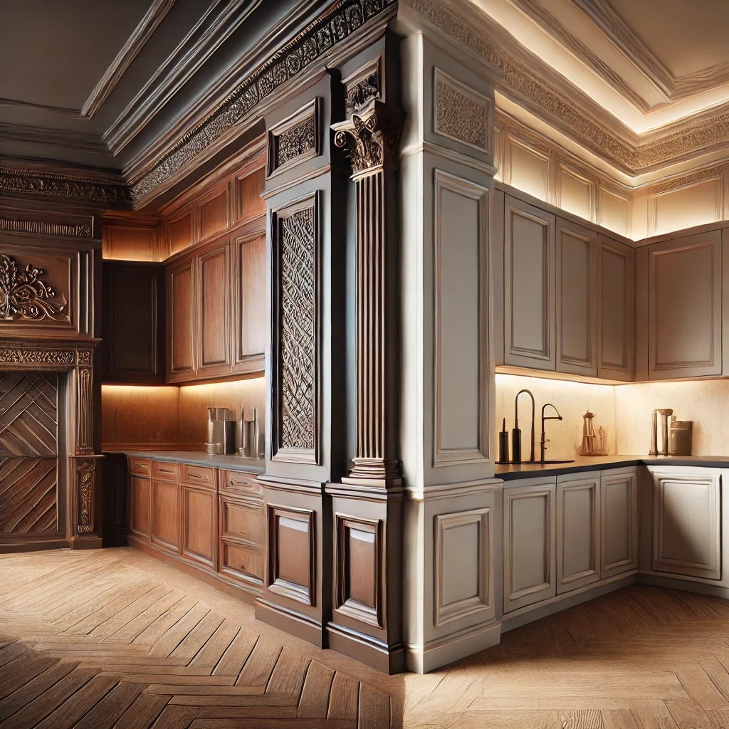 the differences between traditional and contemporary millwork