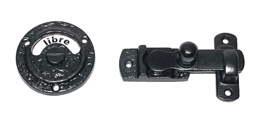 V-100 Vintage Style Cast Iron Bathroom Privacy Indicator Lock