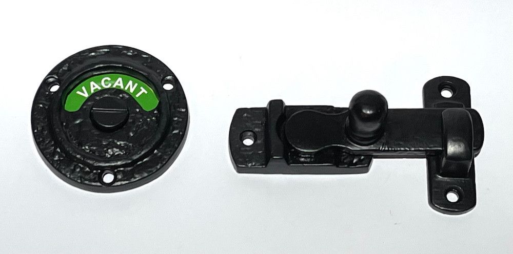 V-100 Vintage Style Cast Iron Bathroom Privacy Indicator Lock