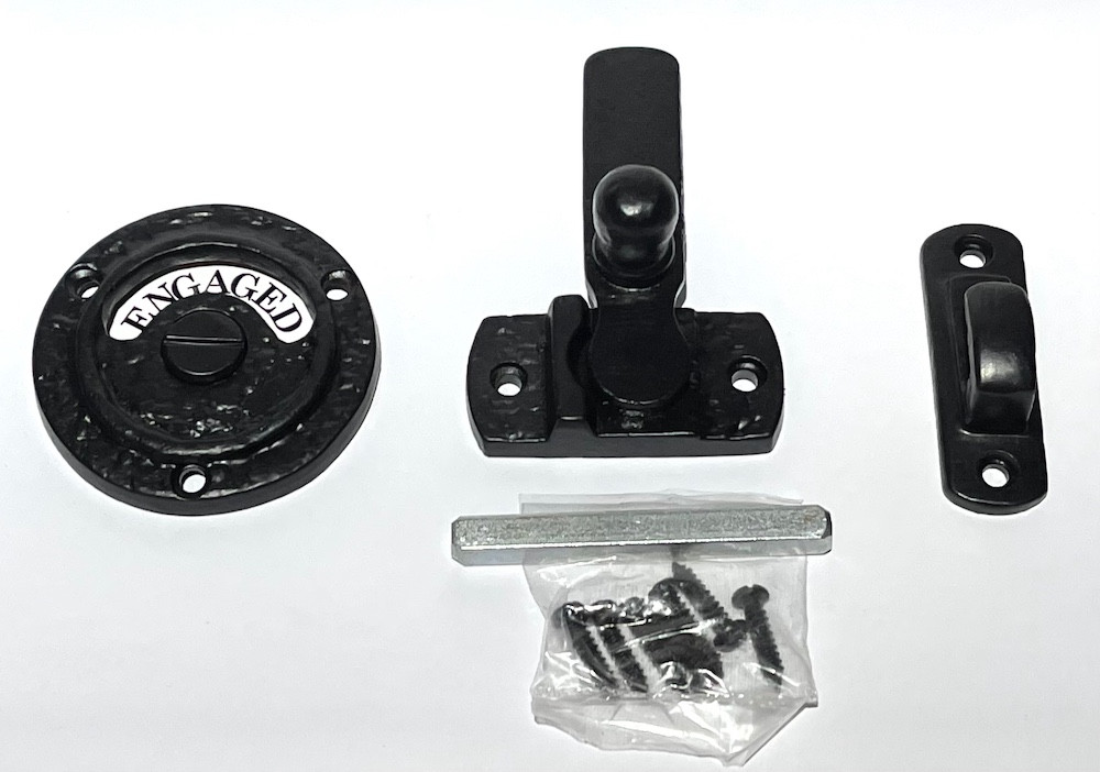 V-100 Vintage Style Cast Iron Bathroom Privacy Indicator Lock