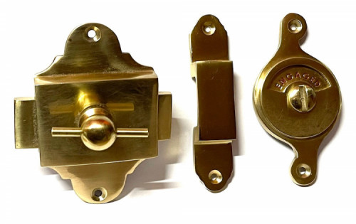 Antique Style Bathroom Indicator Lock