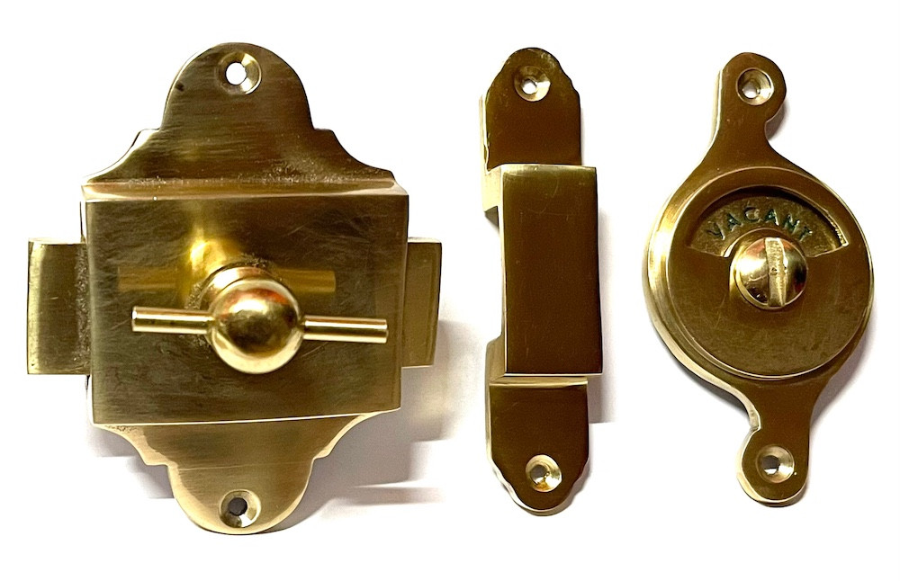 Antique Style Bathroom Indicator Lock