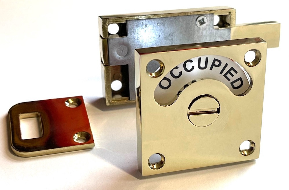 D 100 LED Bathroom Door Indicator Lock