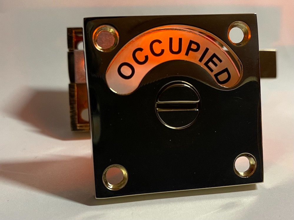 D 100 LED Bathroom Door Indicator Lock