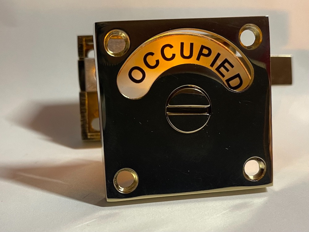 D 100 LED Bathroom Door Indicator Lock