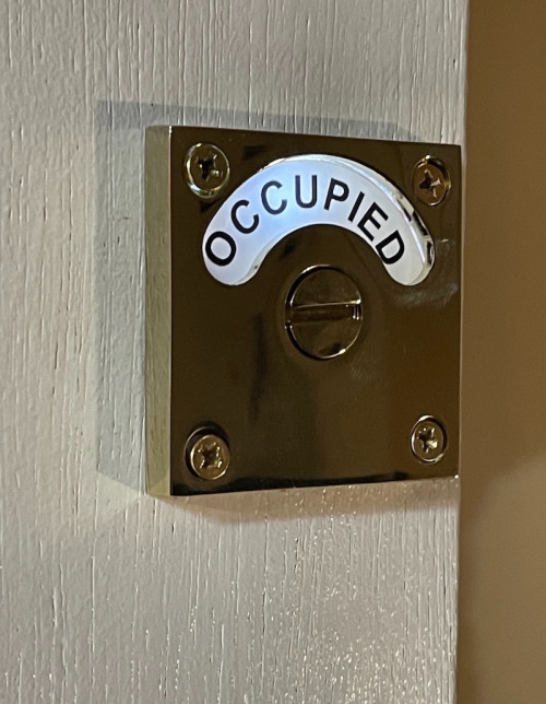 D 100 LED Bathroom Door Indicator Lock