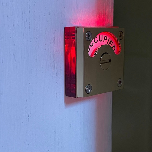 D 100 LED Bathroom Door Indicator Lock