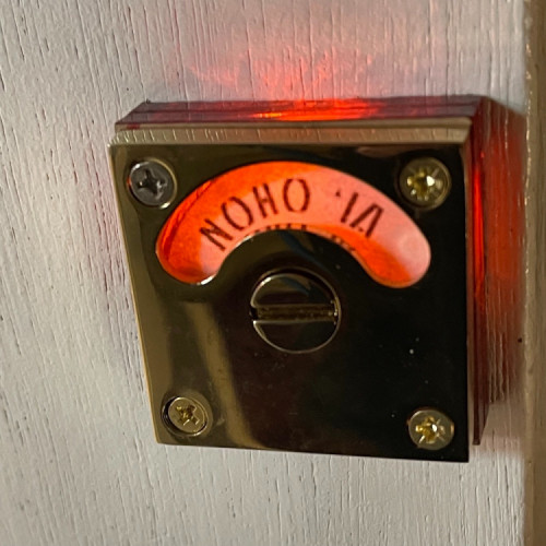 D 100 LED Bathroom Door Indicator Lock