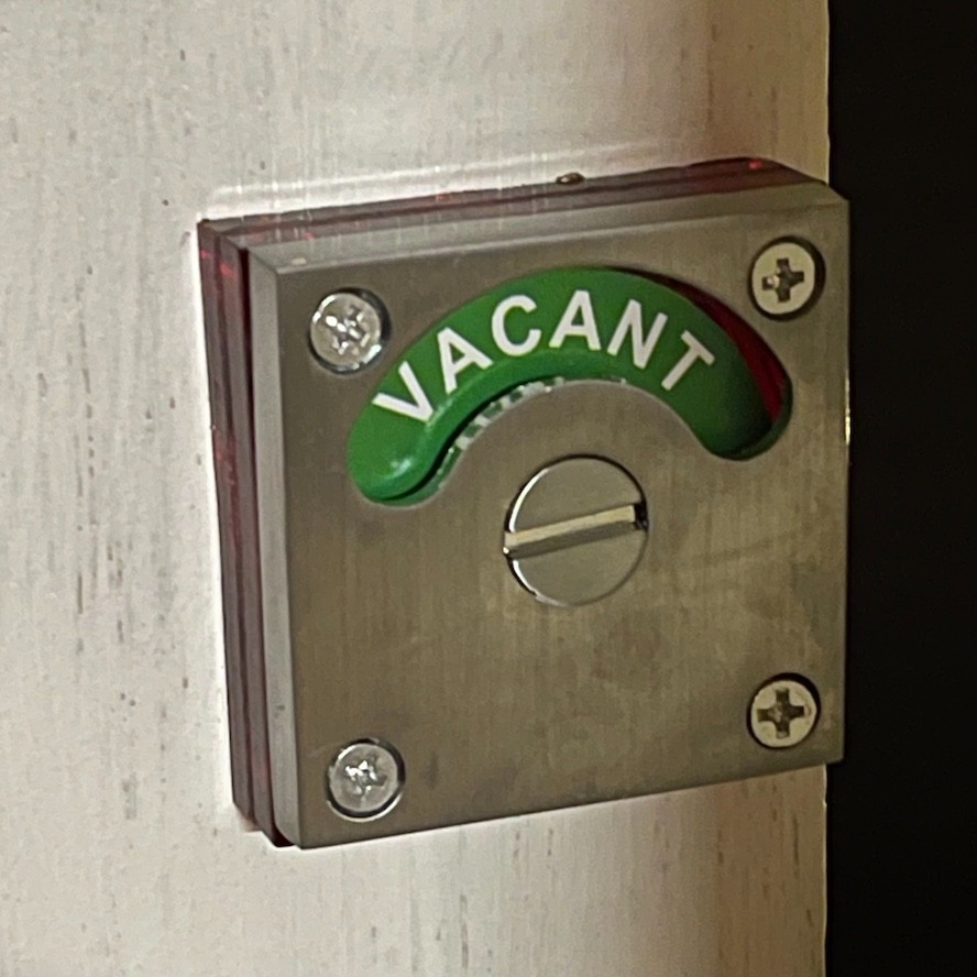 D 100 LED Bathroom Door Indicator Lock