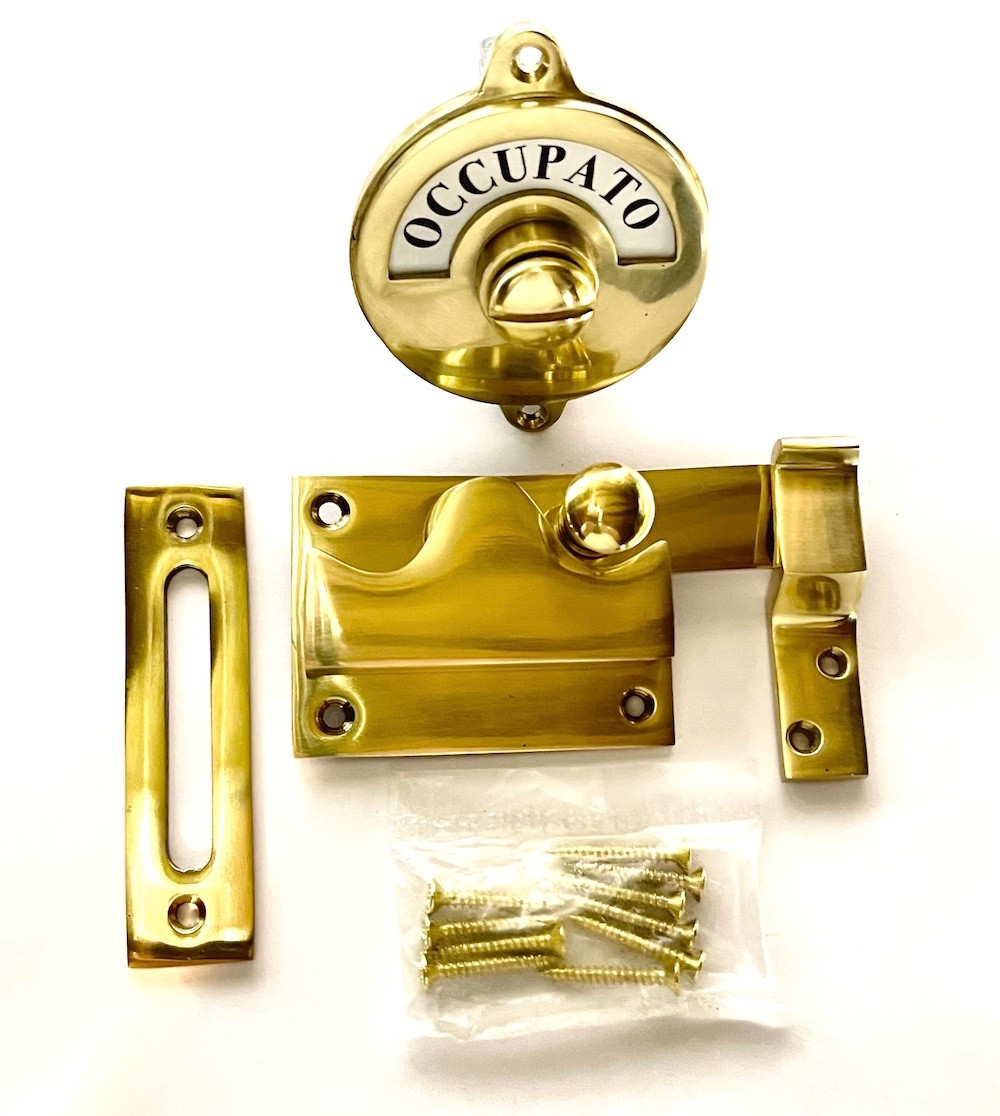Nautical Style Bathroom Indicator Lock