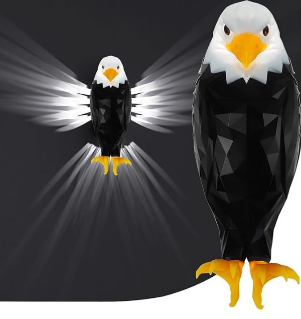 Bald Eagle Night Light Review – LED, Rechargeable & Magnetic Base for ...