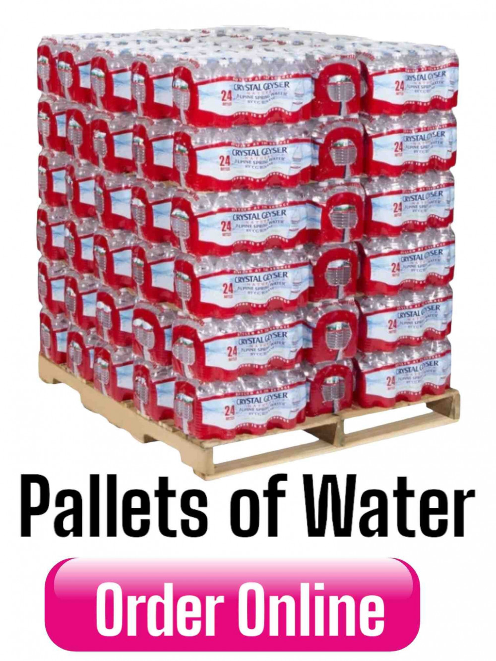 Bottled Water Delivery Service & Pallet of Water in Dallas - Ft Worth Texas