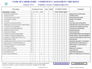 SmartLabTools | SLT_Competency Assessment Forms