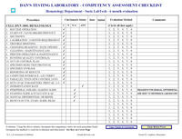 SmartLabTools SLT Competency Assessment Forms SmartLabTools SLT Competency Assessment Forms