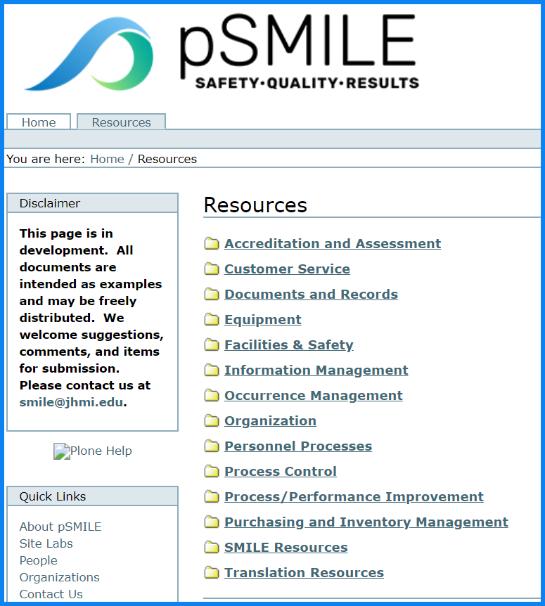 SmartLabTools | Resource: pSMILE