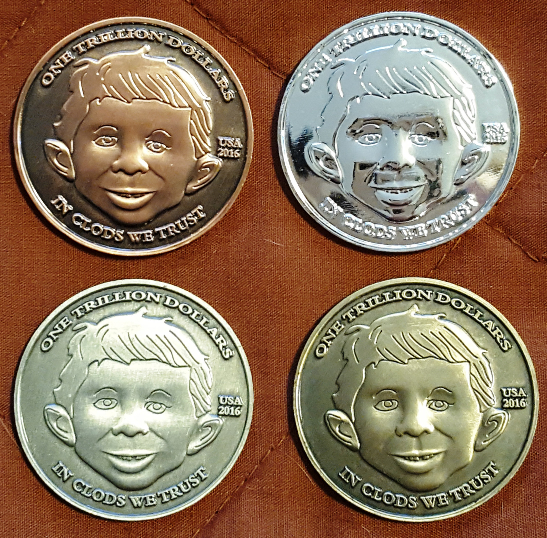 ONE TRILLION DOLLAR COIN COLLECTOR'S SET