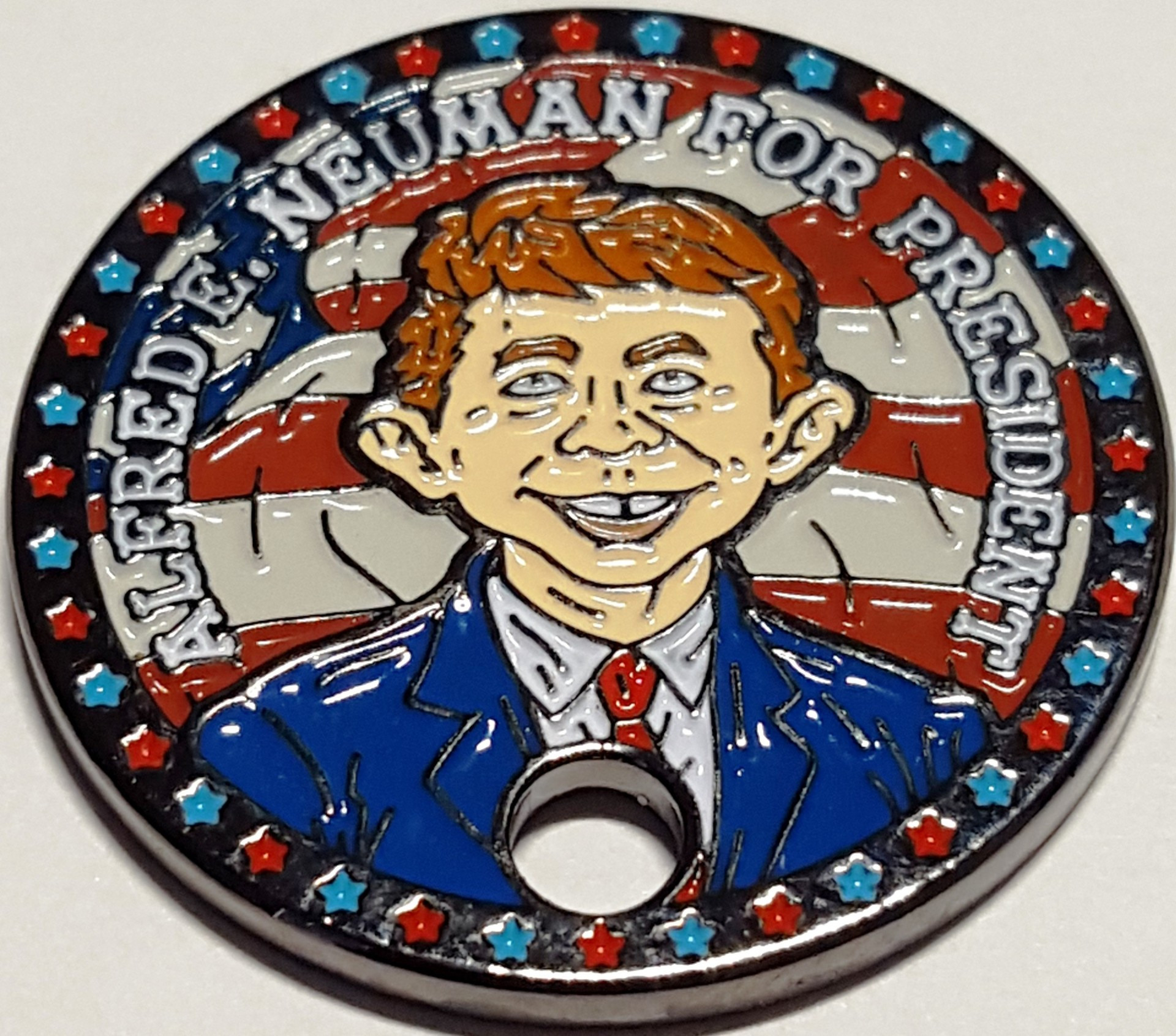Alfred E Neuman for President MAD Magazine Pathtag Coin Trump Lost Vote ...