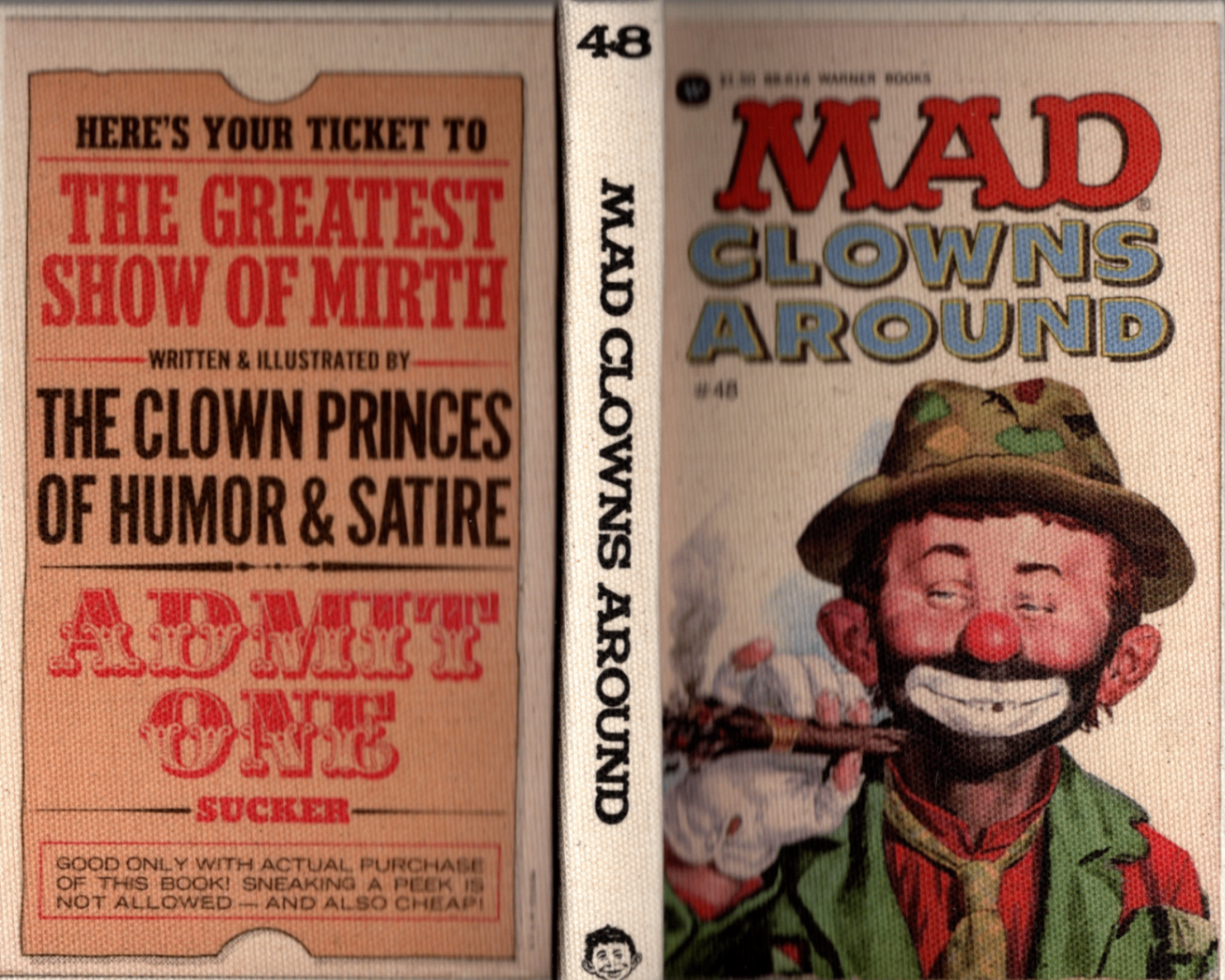 HARDCOVER!!! #48 MAD Clowns Around - Warner, 1978 1st Printing - MAD ...