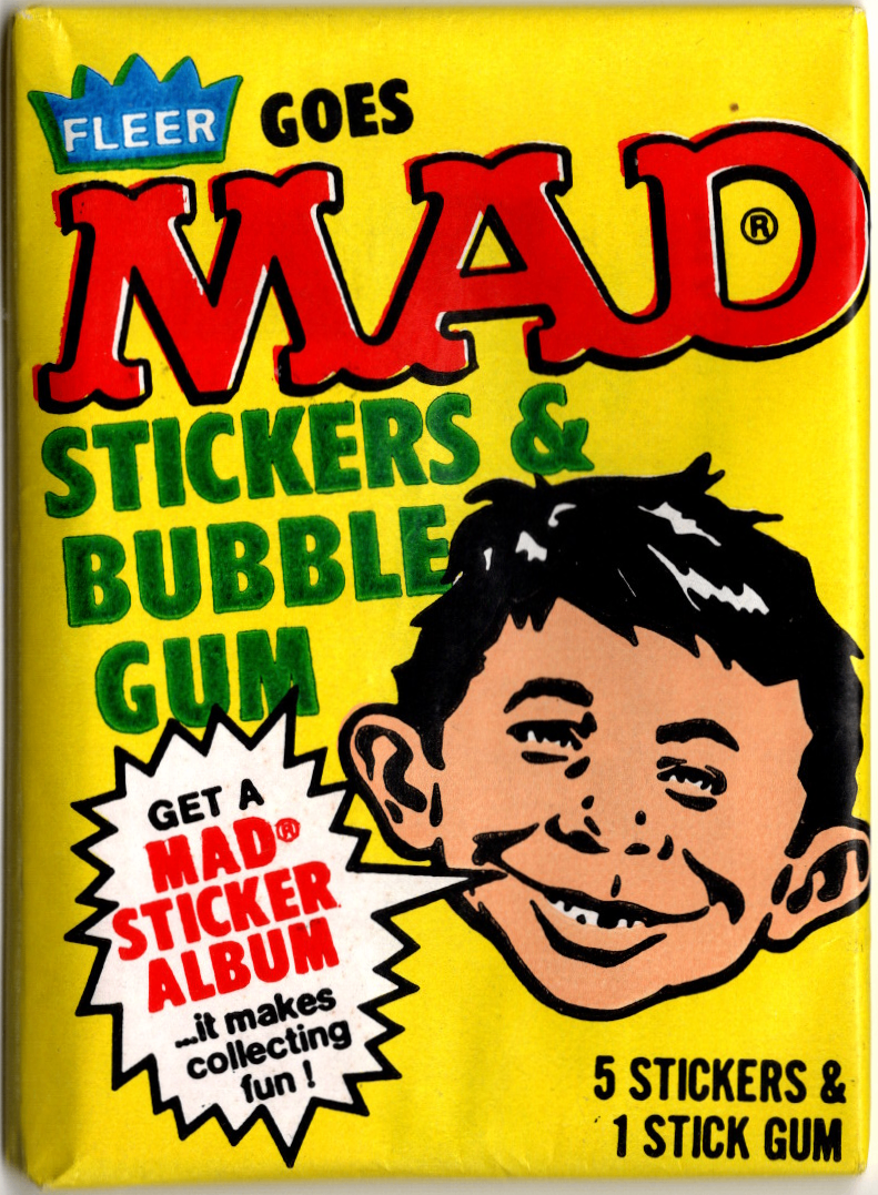 The MAD Museum - 1983 Fleer Goes MAD Collector's Stickers