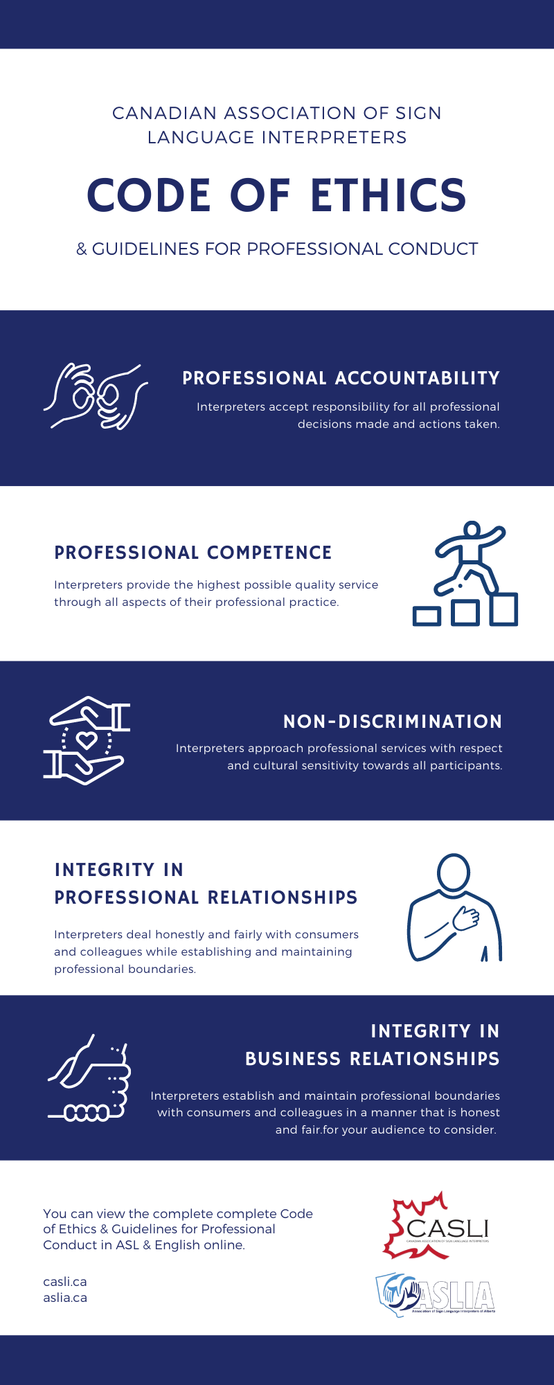 ASLIA | Professional Conduct