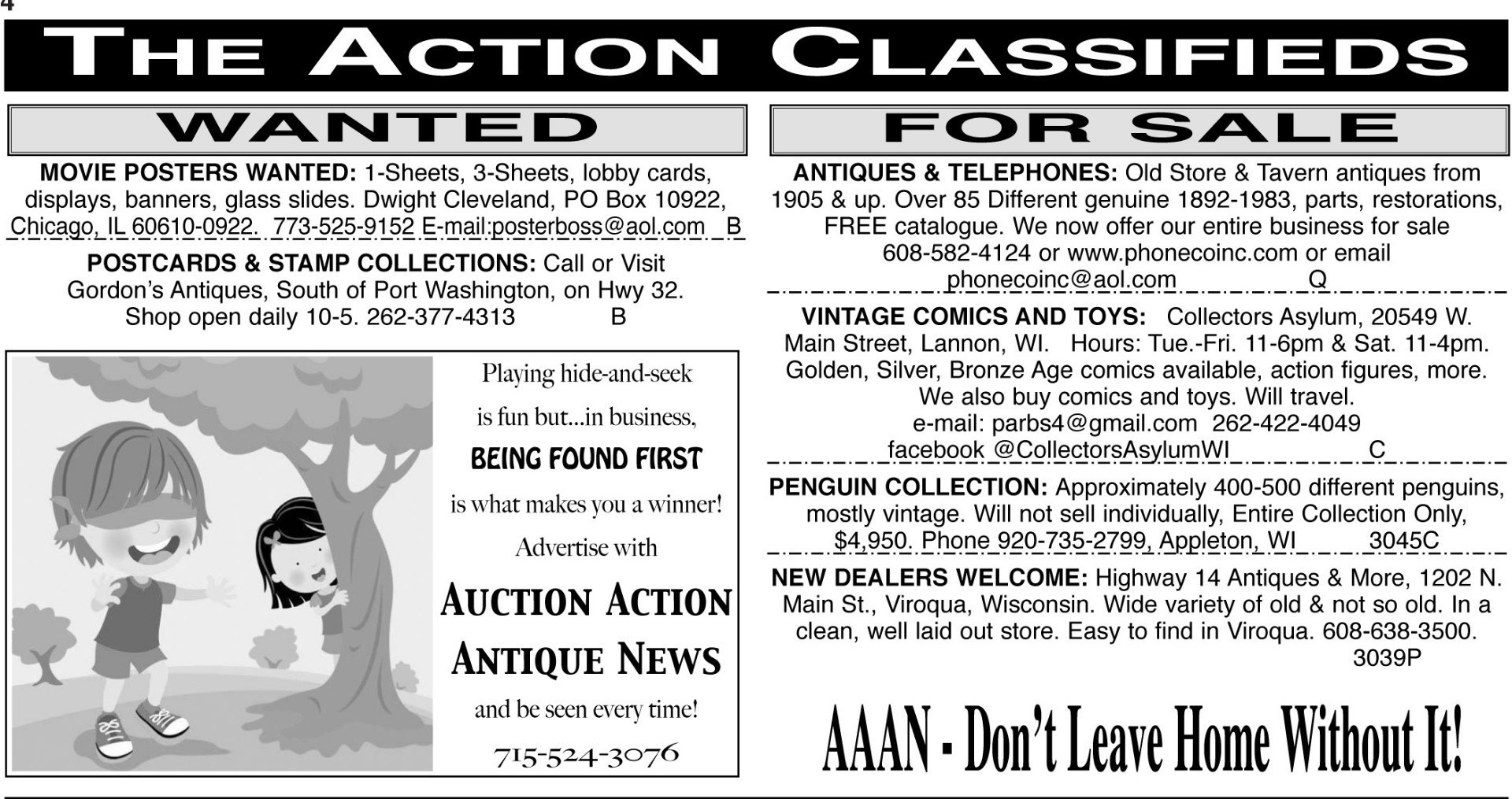 Classifieds - For Sale - Wanted