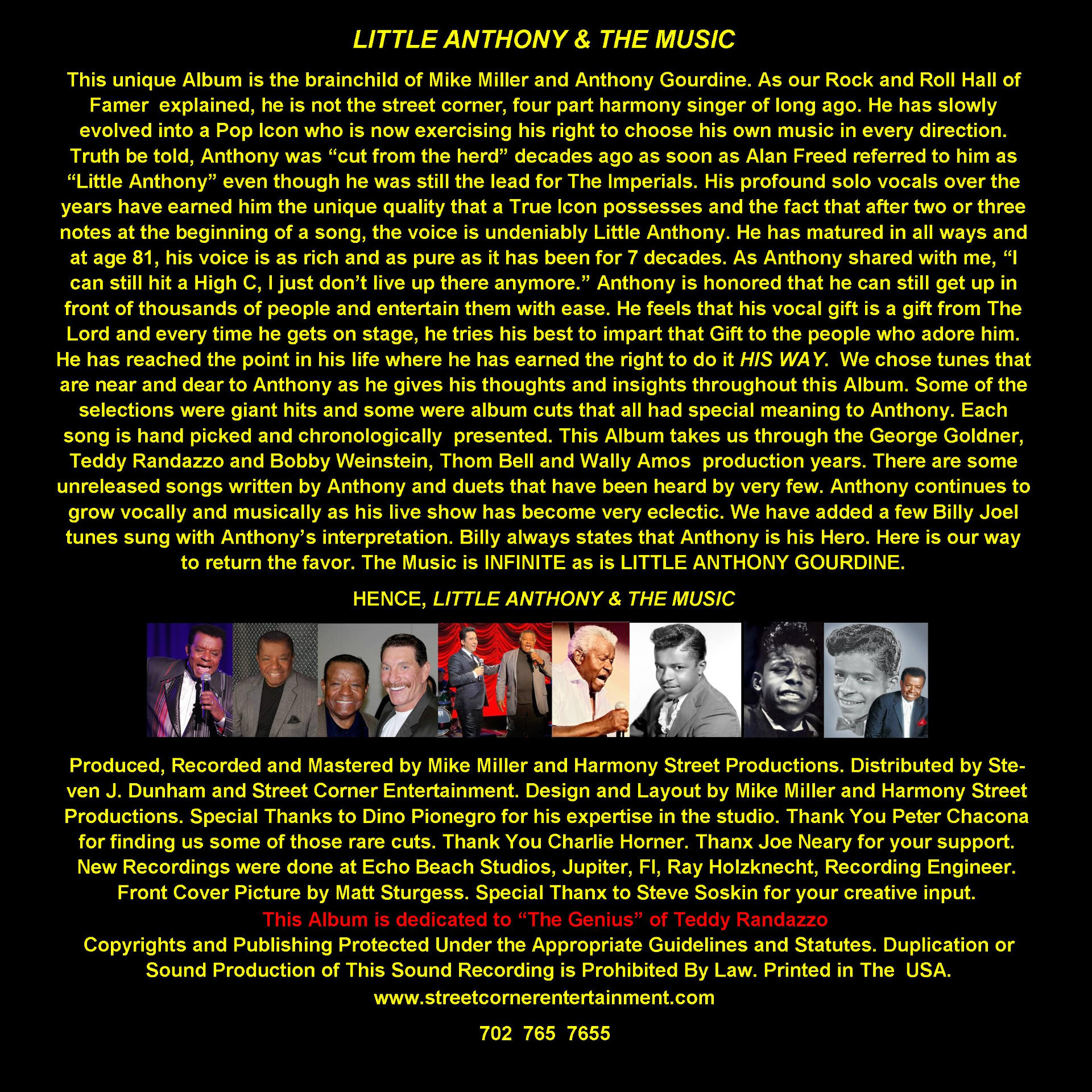 LITTLE ANTHONY AND THE MUSIC