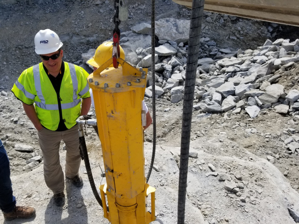 Darda Rock Splitter | Darda C20 | Hydraulic Rock Splitters